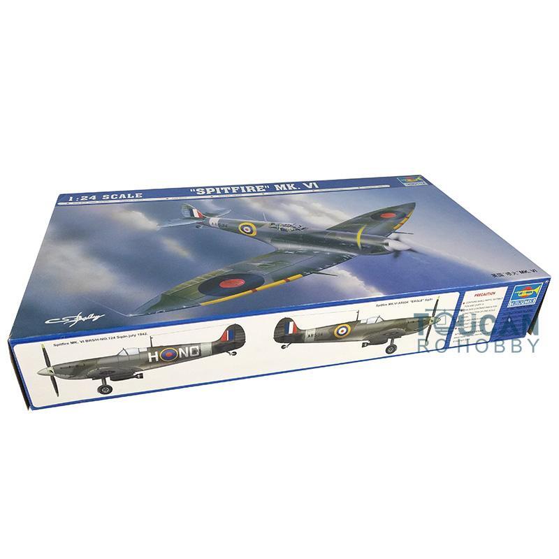 1:24 Trumpeter 02413 British Spitfire MK VI Airplane Fighter Aircraft ...