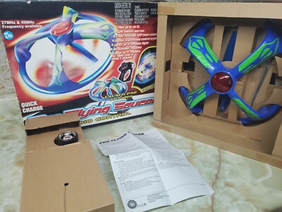 Vtg Retro 2000's RC Radio Control FLYING SAUCER. UFO. Alien ~ NEW ...