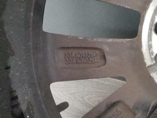 2GA601025 roue pour VOLKSWAGEN T-ROC (A11)(09.2017->) 1.5 SPORT 2017 ...