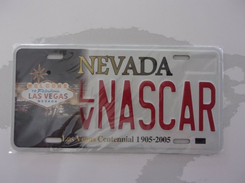 NEW Las Vegas Nevada Centennial License Plate NASCAR FULL SIZE RAISED ...