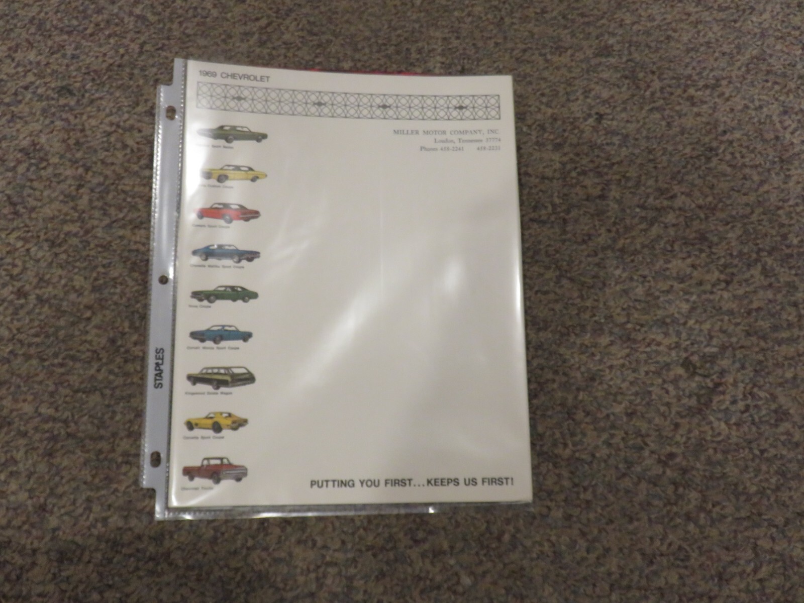 1969 OK Chevrolet Chevy Dealership Letterhead | eBay