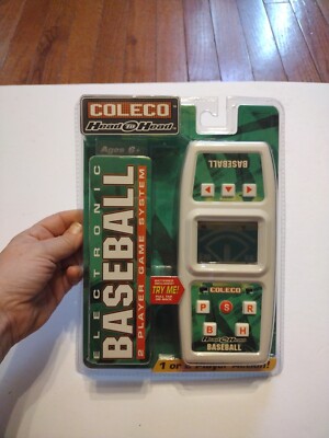 Coleco Electronic Baseball Handheld 2005 Game System 2 Player NEW | eBay