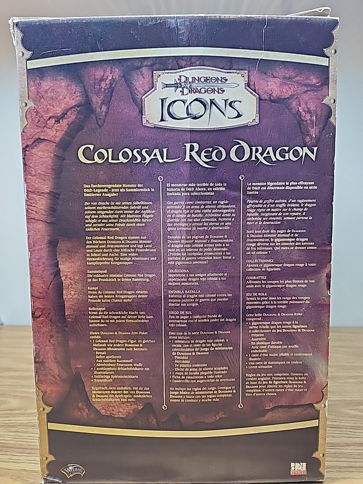 Dungeons and Dragons Limited Edition Colossal Red Dragon | eBay