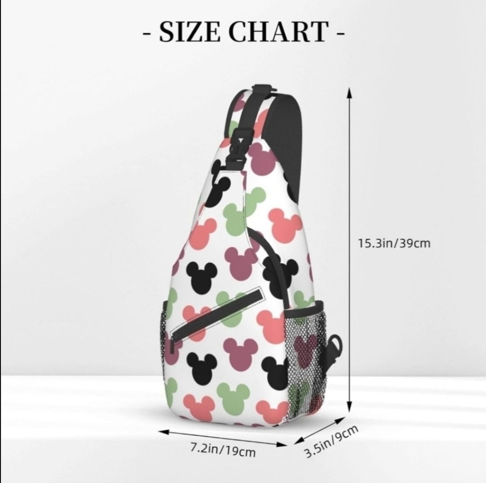 Disney Mickey Mouse Disney Sling Bag Crossbody Vacation bag | eBay