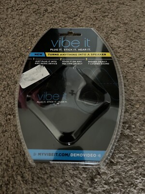 New/Sealed Vibe It - Plug It. Stock it. Hear it. Turns Anything Into a ...