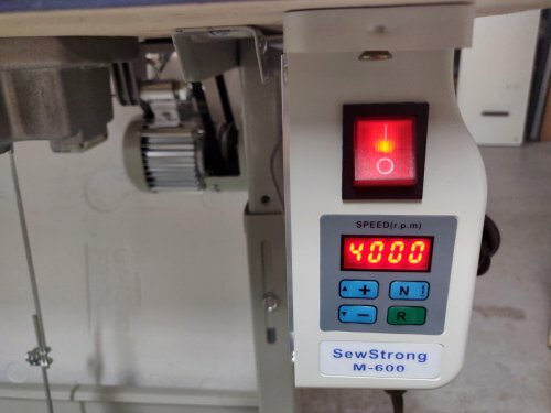 JUKI DDL-8700 or DDL-8700H assembled with Needle Position Servo Table ...