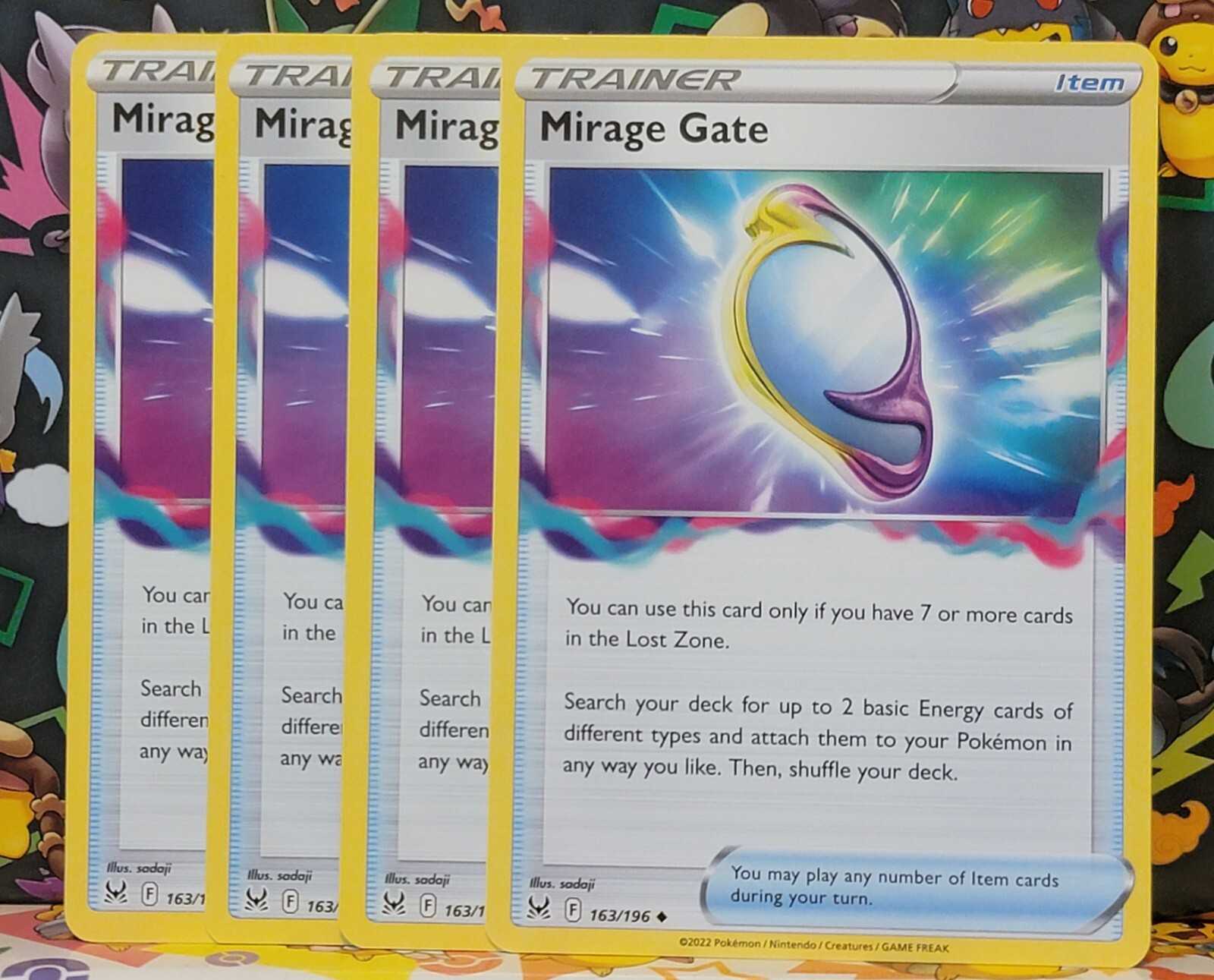 Lost Origin 4× Mirage Gate 163/196 Trainer Item Uncommon Nm-M | eBay