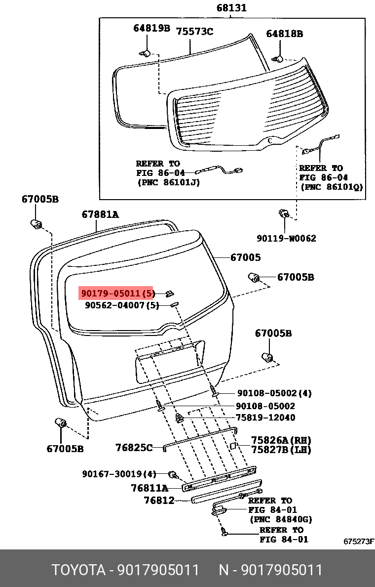Genuine OE nut, 9017905011 for TOYOTA 90179-05011 | eBay