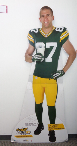 NFL Life size Jordie Nelson Cardboard Cut Out Signed | eBay