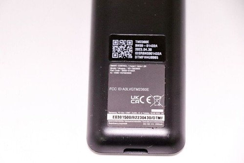 Samsung VG-TM2360E Black Handheld Wireless SolarCell Remote Control for ...