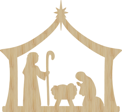 Clipart Nativity Characters To Cut