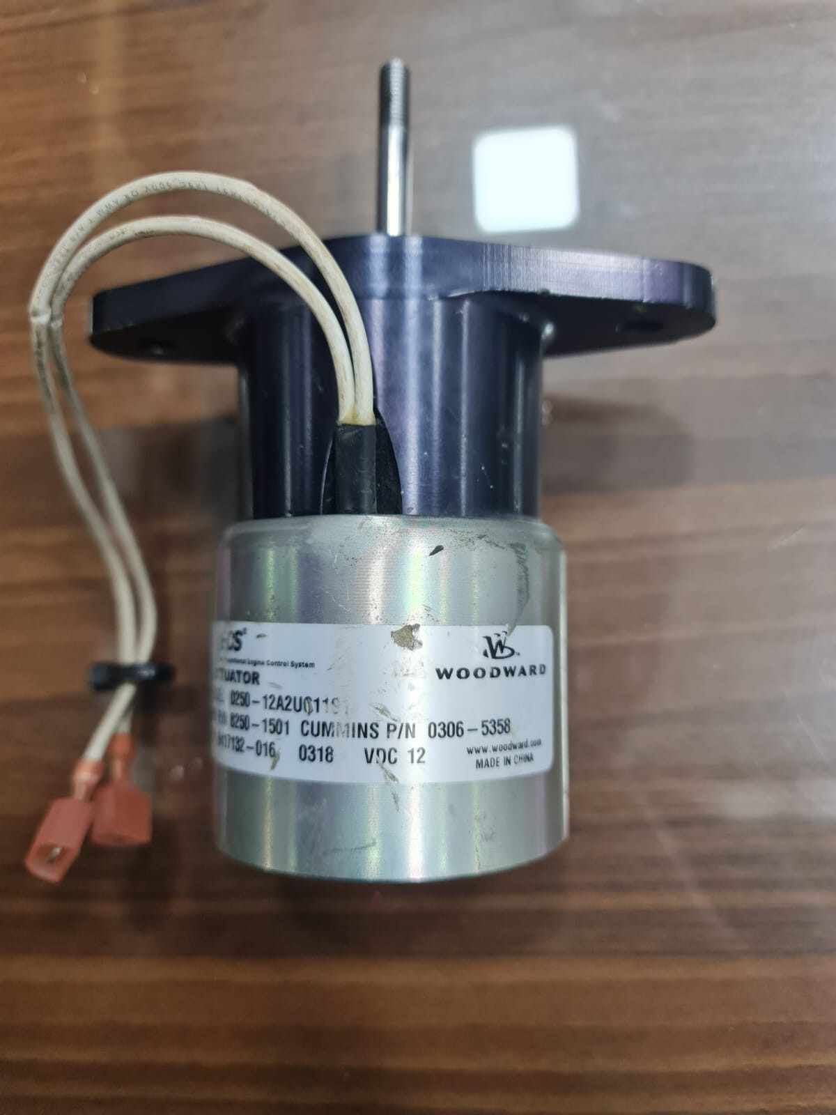 Actuator 12V Cummins Part Number: 0306-5358; WOODWARD P/N: 8250-1501 | eBay