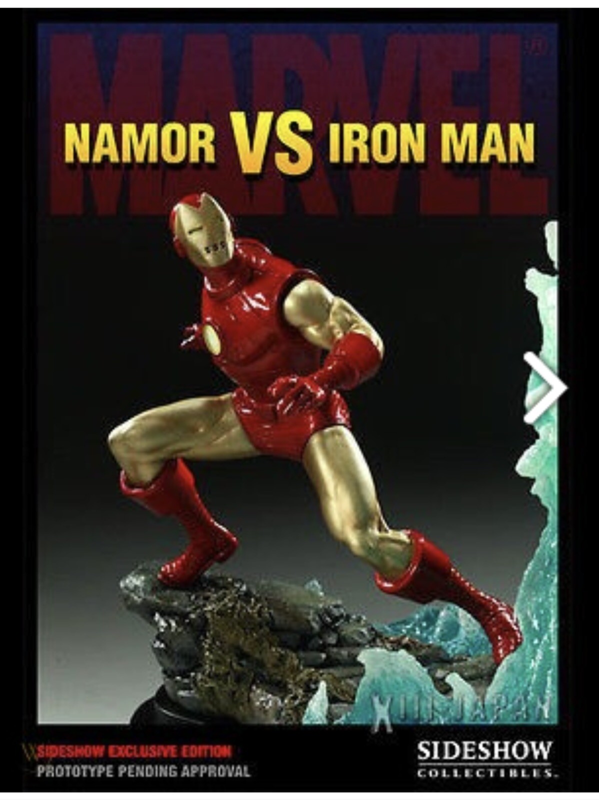 Sideshow Exclusive Iron Man VS Namor Diorama Marvel Avengers Statue New ...