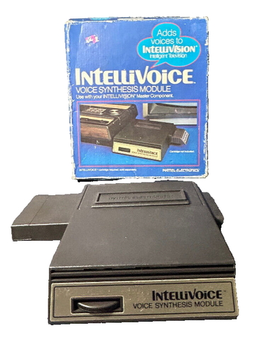 Intellivision Voice Sythesis Module Adds Voices to Games, In Box AS IS ...