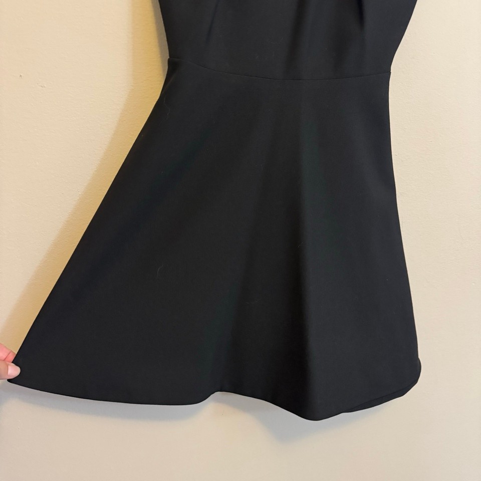 Elizabeth and James Designer Black Cutout Bow Back Dress - Fit & Flare ...