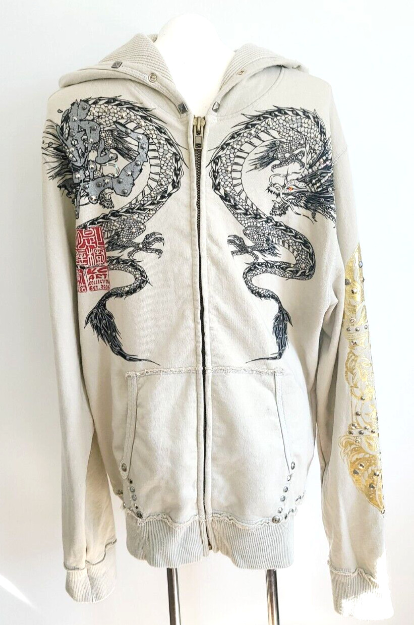 Red Closet KC Art Collection Est 2006 Dragon Full Zip… - Gem
