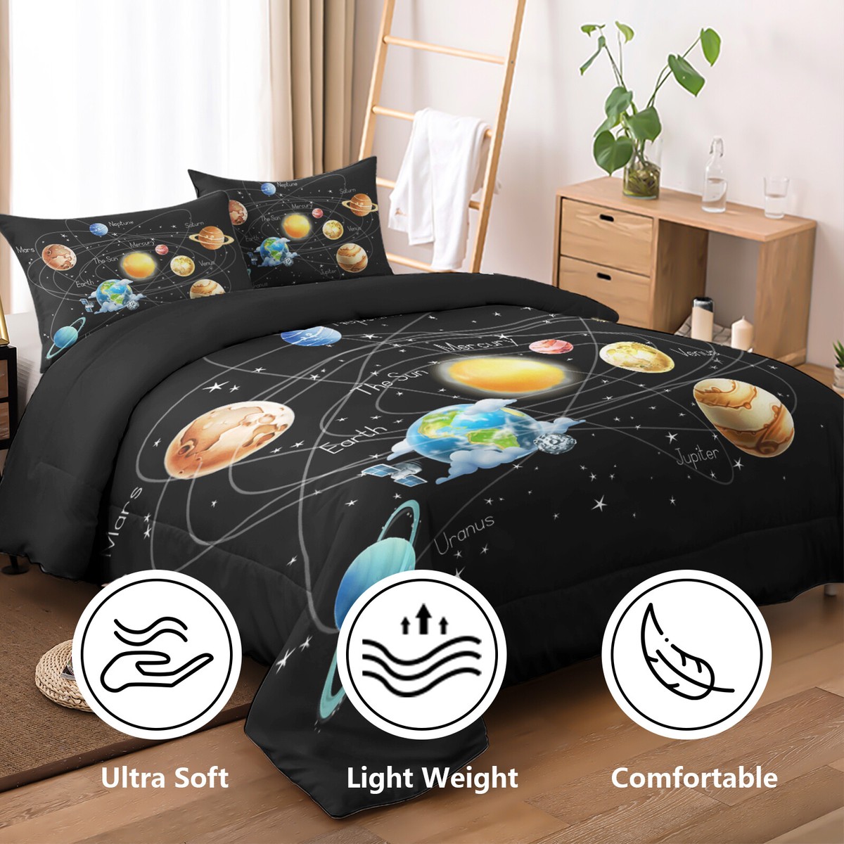 Solar System Sheets Twin