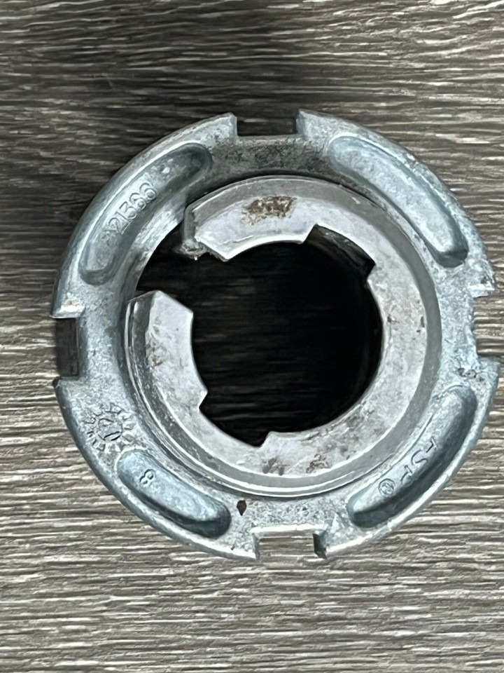 Whirlpool Washer Drive Block & Spanner Nut WP389140 WP21366 Kenmore OEM ...