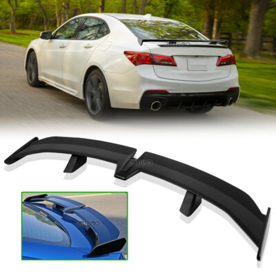 55'' PRO Style Rear Spoiler Wing Sport Matte Black For Acura TLX RLX ...