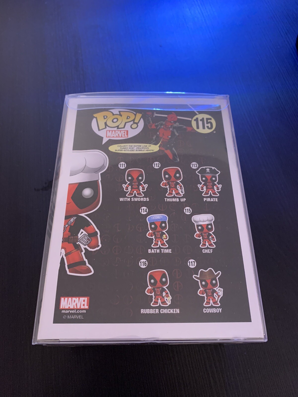 Funko Pop! Marvel Deadpool (Chef) #115 NYCC 2016 Con Vaulted Exclusive ...