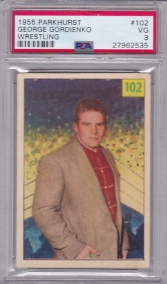 1955 Parkhurst Wrestling #102 GEORGE GORDIENKO PSA 3 VG - CENTERED! | eBay