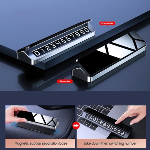Temporary Car Parking Stickers Card Phone Number License Plate Stop ...
