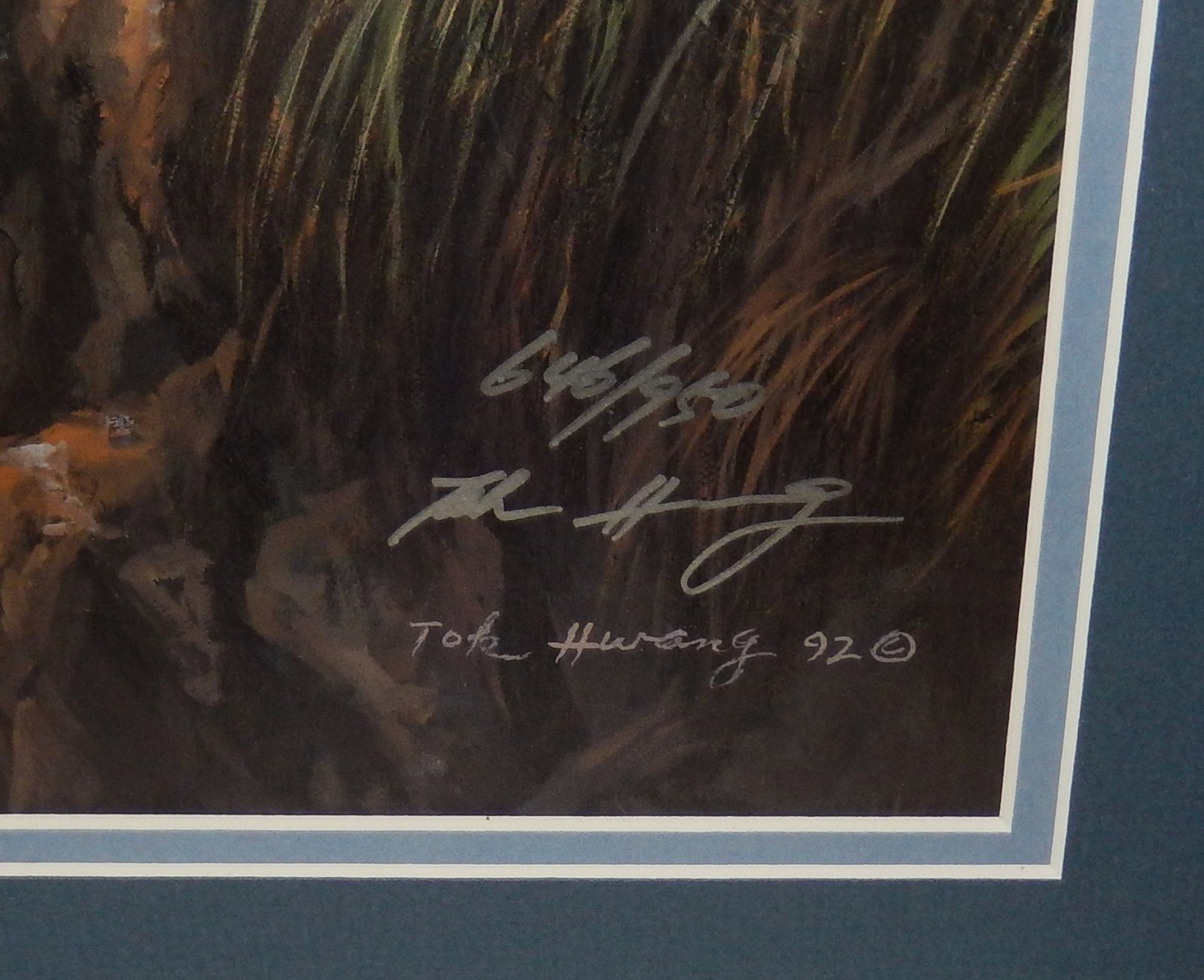 TOK HWANG "RUFFINS BIRDS" HAND SIGNED LIMITED EDITION COLOR LITHOGRAPH ...