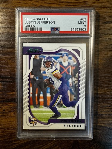 2022 Panini Absolute - Justin Jefferson #89 Green for sale online | eBay