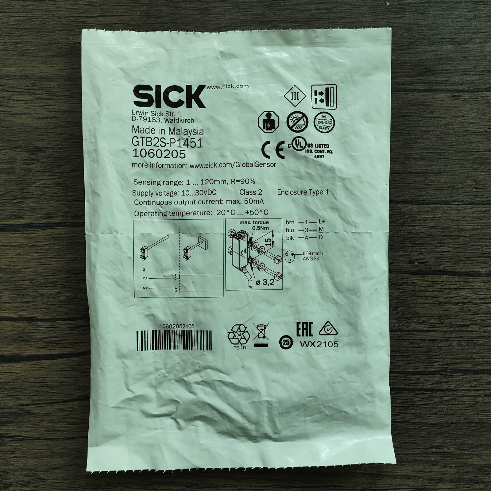 one NEW SICK GTB2S-P1451 1060205 Photoelectric Sensor Fast Shipping | eBay