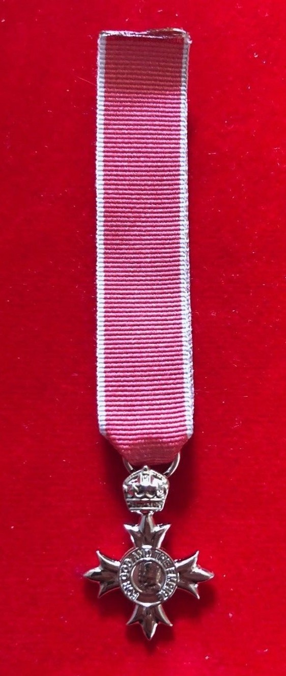 Miniature MBE-OBE Military or Civilian Member - Officer of British ...