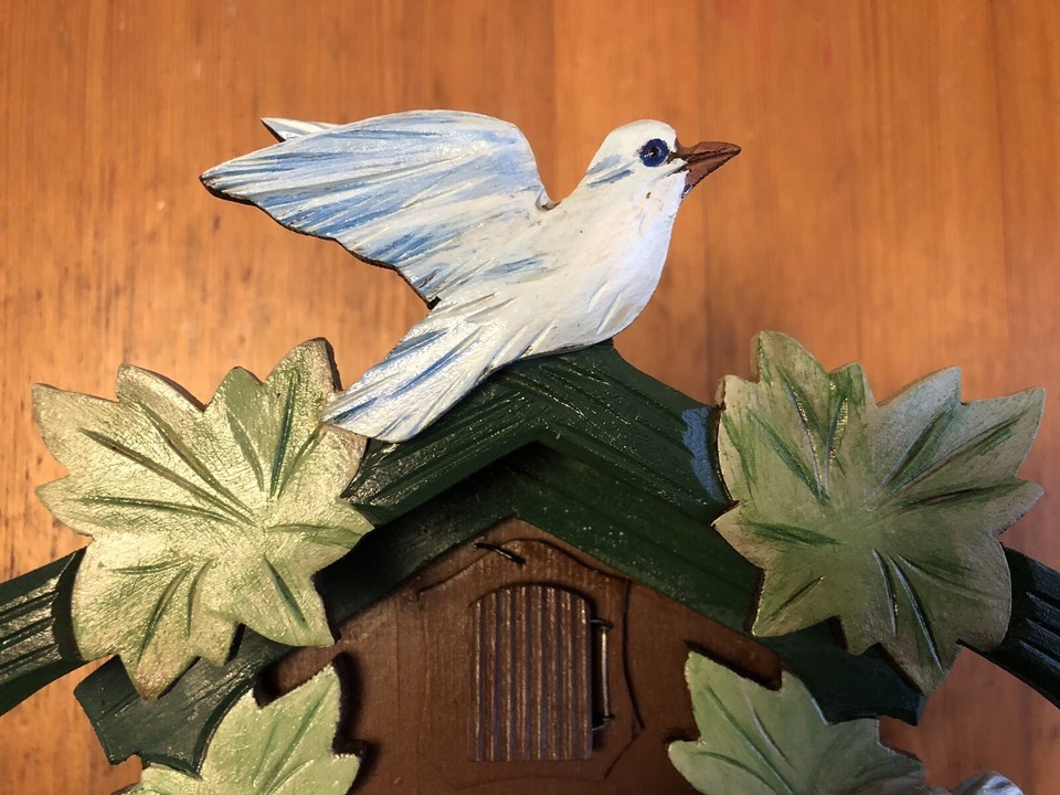 Hand Painted Black Forest Cuckoo Clock-Movement Completely Rebuilt 2025 ...