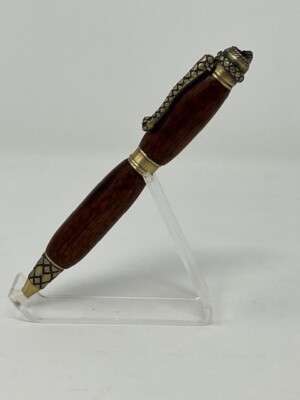 Handmade Pens Snakewood Pen 🍚 Handmade Snake Antique Pewter with ...