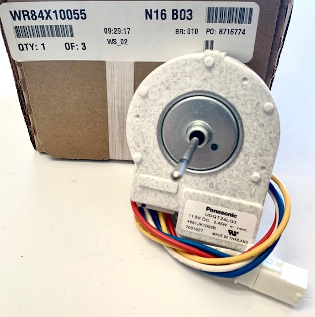 WR84X10055 GE Refrigerator Condenser Fan Motor for sale online | eBay