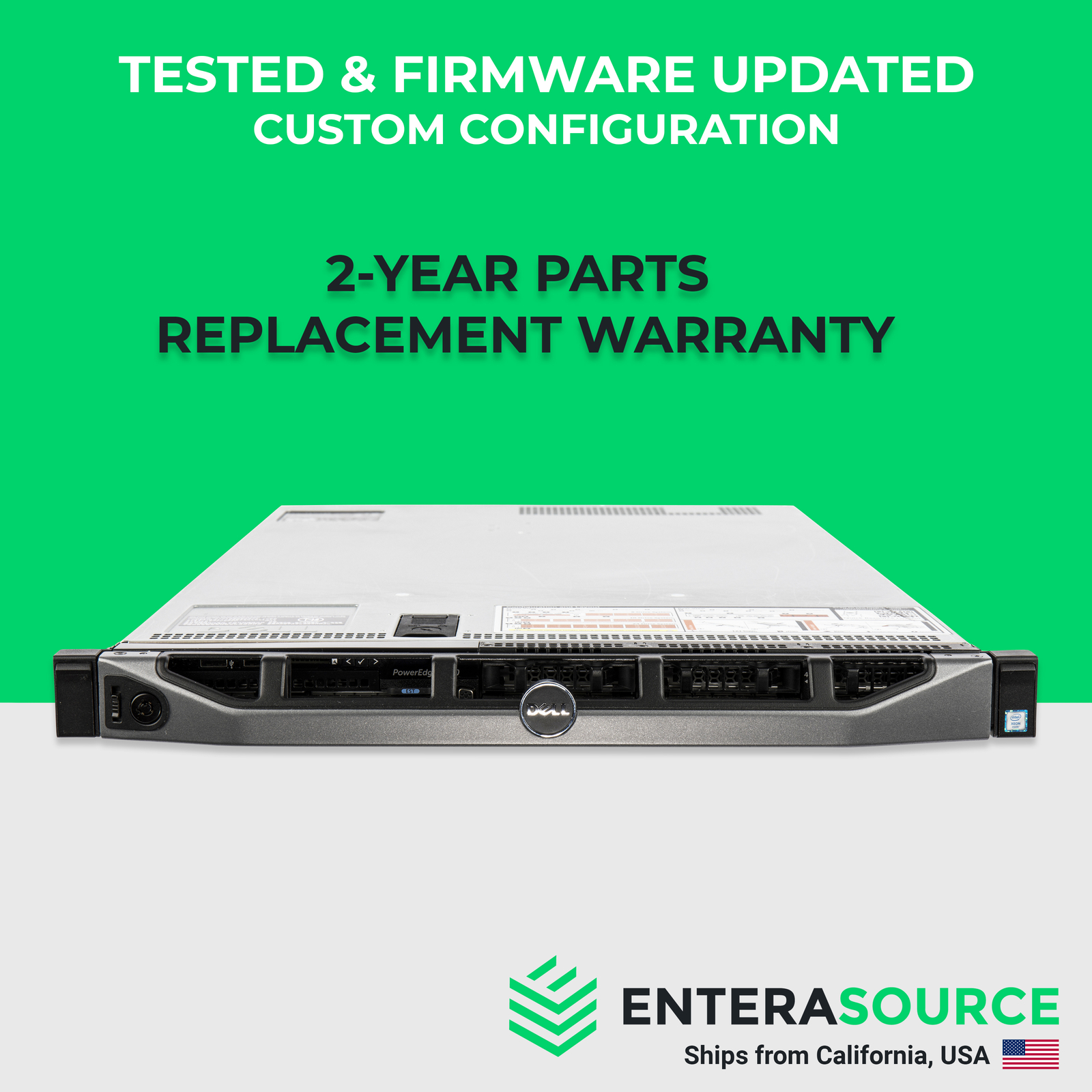 Dell PowerEdge R630 Server 8SFF - Configurable, 2x Xeon, 32GB-256GB RAM ...