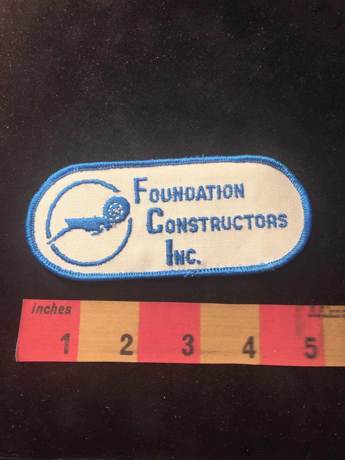 Vintage FOUNDATION CONSTRUCTORS INC. Advertising Patch 88NM | eBay