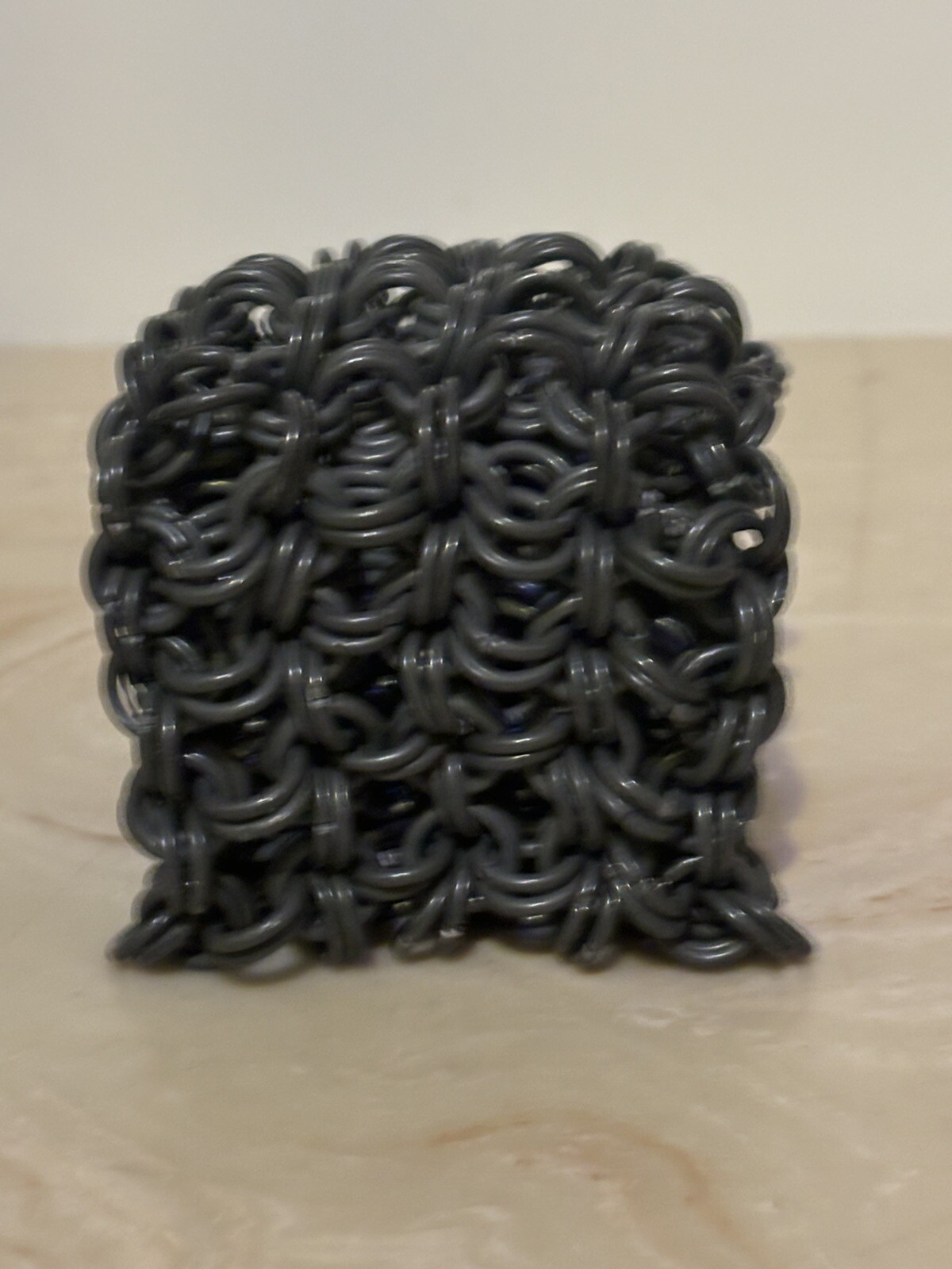 steel chainmail cube 2.12” X 2.12” X 2.12 | eBay