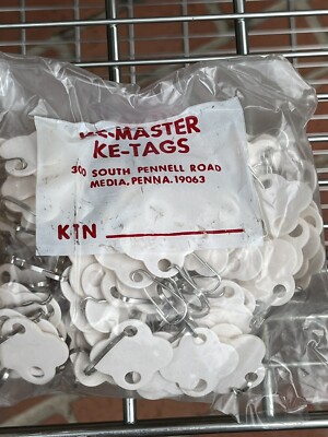 KE-MASTER II KM-3G DUP TAGS - KEY TAGS 100-PACK - NIB/NOS | eBay
