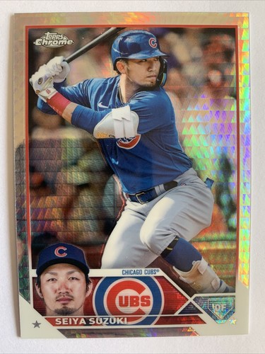 2023 Topps Chrome SEIYA SUZUKI Prism Refractor Parallel # 168 Chicago ...