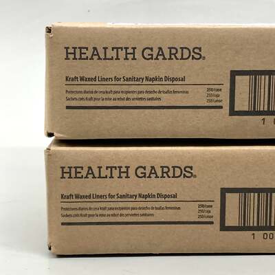 HEALTH GUARDS (500 PACK) Waxed Paper Liners For Sanitary Napkin ...
