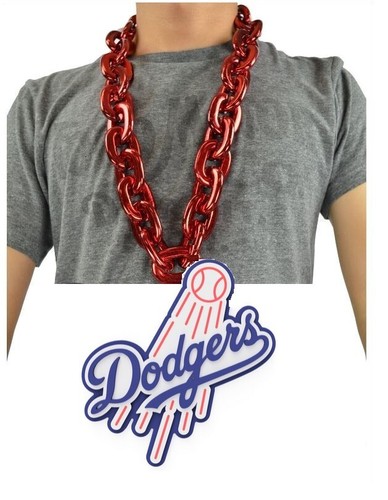 New MLB Los Angeles Dodgers Flying Ball Homerun Foam Fan Chain Red ...