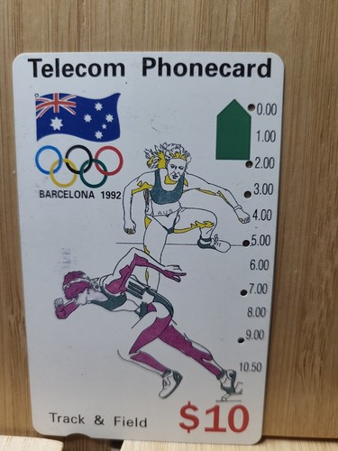 PHONECARD Telecom 🎁 $10 Track & Field 🎁 FREE POST | eBay Australia
