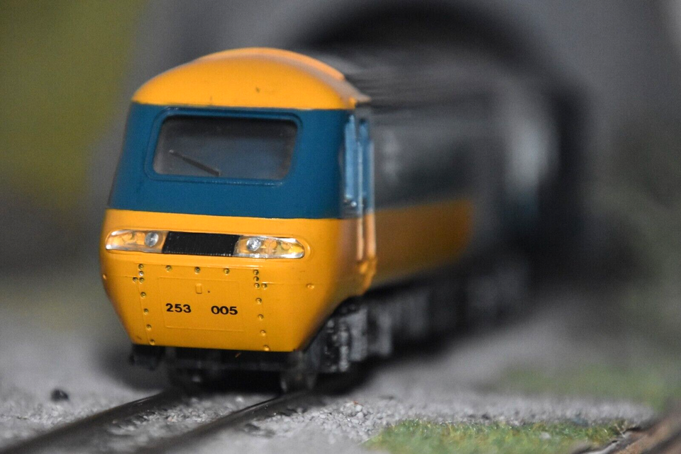 Hornby InterCity 125 HST Power Car + Dummy 43010 43011 BR Blue 253005 ...