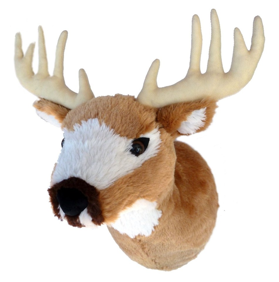 Adore 13" Mr. Yosemite The Deer Plush Stuffed Animal Walltoy Wall Mount ...