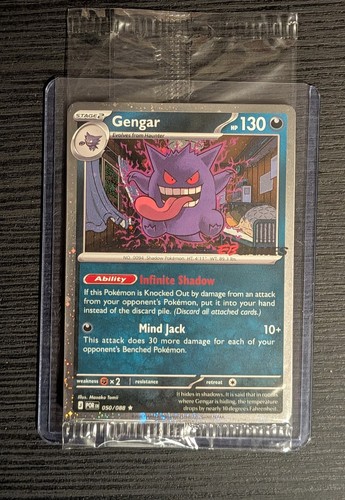 Gengar #050/088 - EB Games Promo - English SEALED Pokemon TCG Promo ...