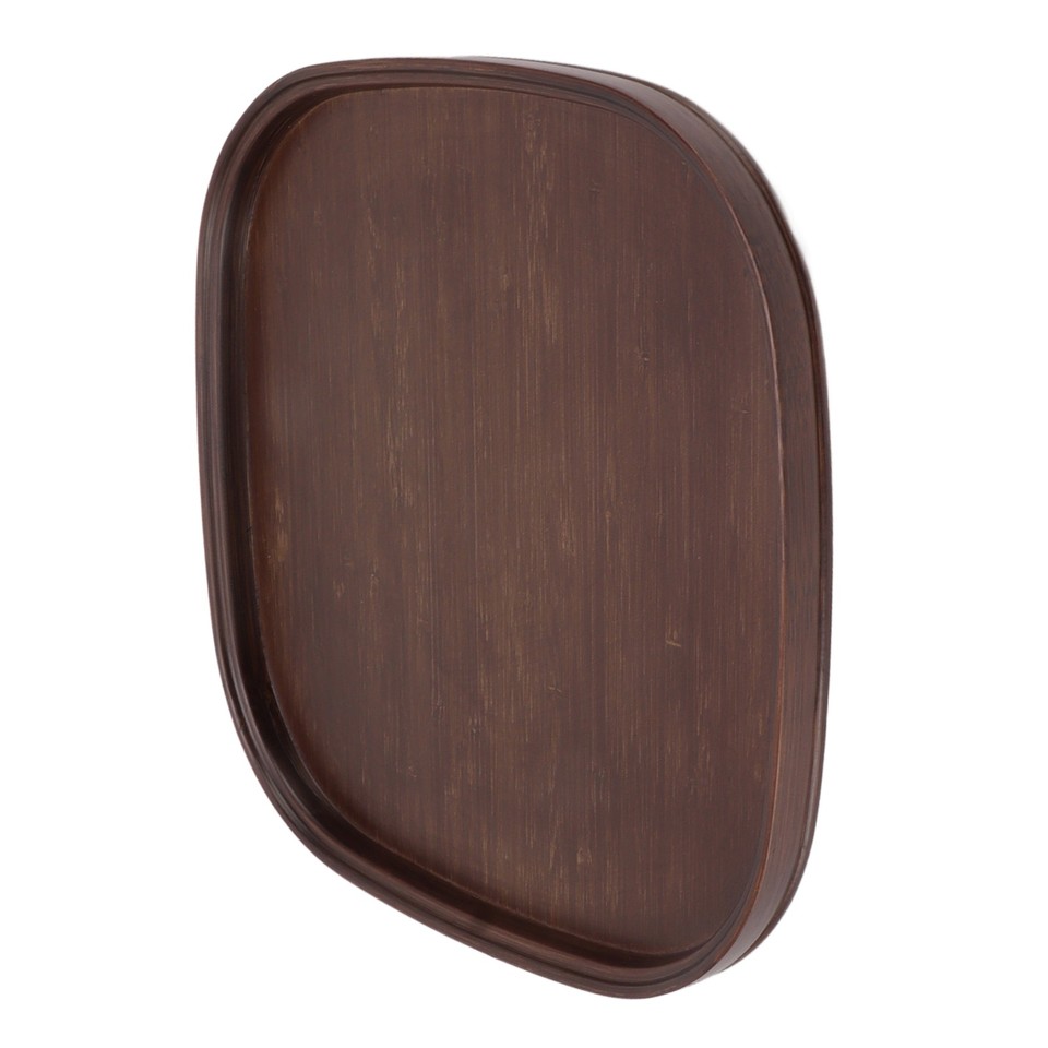 Serving Tray Tea Plate Gentle Feeling Versatile Elegant Walnut Wood ...