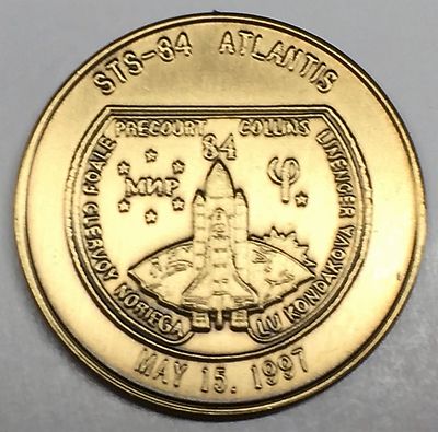 N084 NASA SPACE SHUTTLE COIN / MEDAL, ATLANTIS, STS-84 | eBay