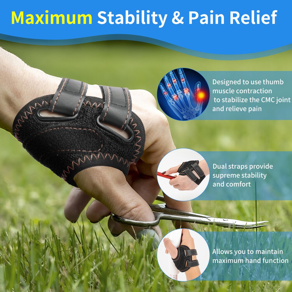 Fortemotus CMC Thumb Brace Thumb Splint for CMC Joint Arthritis Pain ...