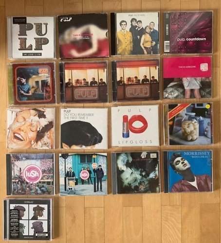 CDs PULP CD lot Common People Disco 2000 Indie CDs LUSH Morrissey The ...