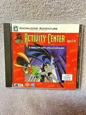 Batman & Robin Activity Center CD-ROM (Windows, Mac) Rare OOP | eBay