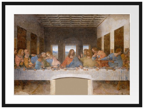 Leonardo da Vinci - Il L'Ultimo Ultima Cena, Telaio & Passepartout | eBay